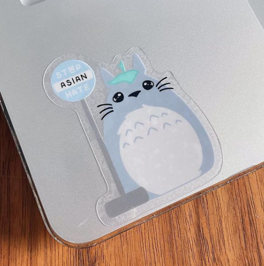 Stop AAPI Hate-Bus Stop Sticker – Kimchi Kreative